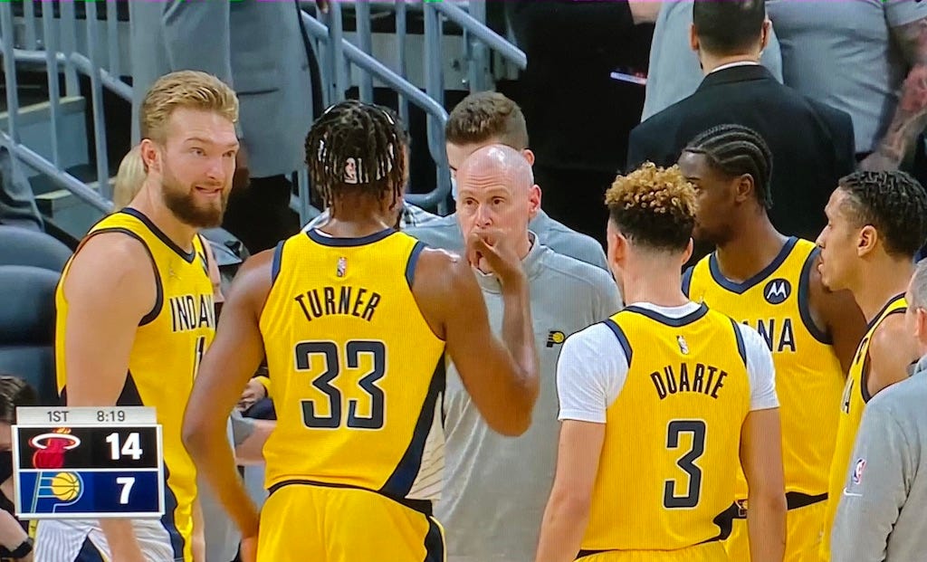 Why Domantas Sabonis wasn't available to start against the Heat