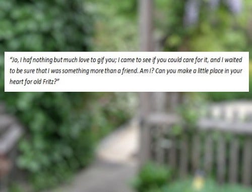 Why Jo and Laurie Don´t End Up Together, Falling In Love With The Idea ...