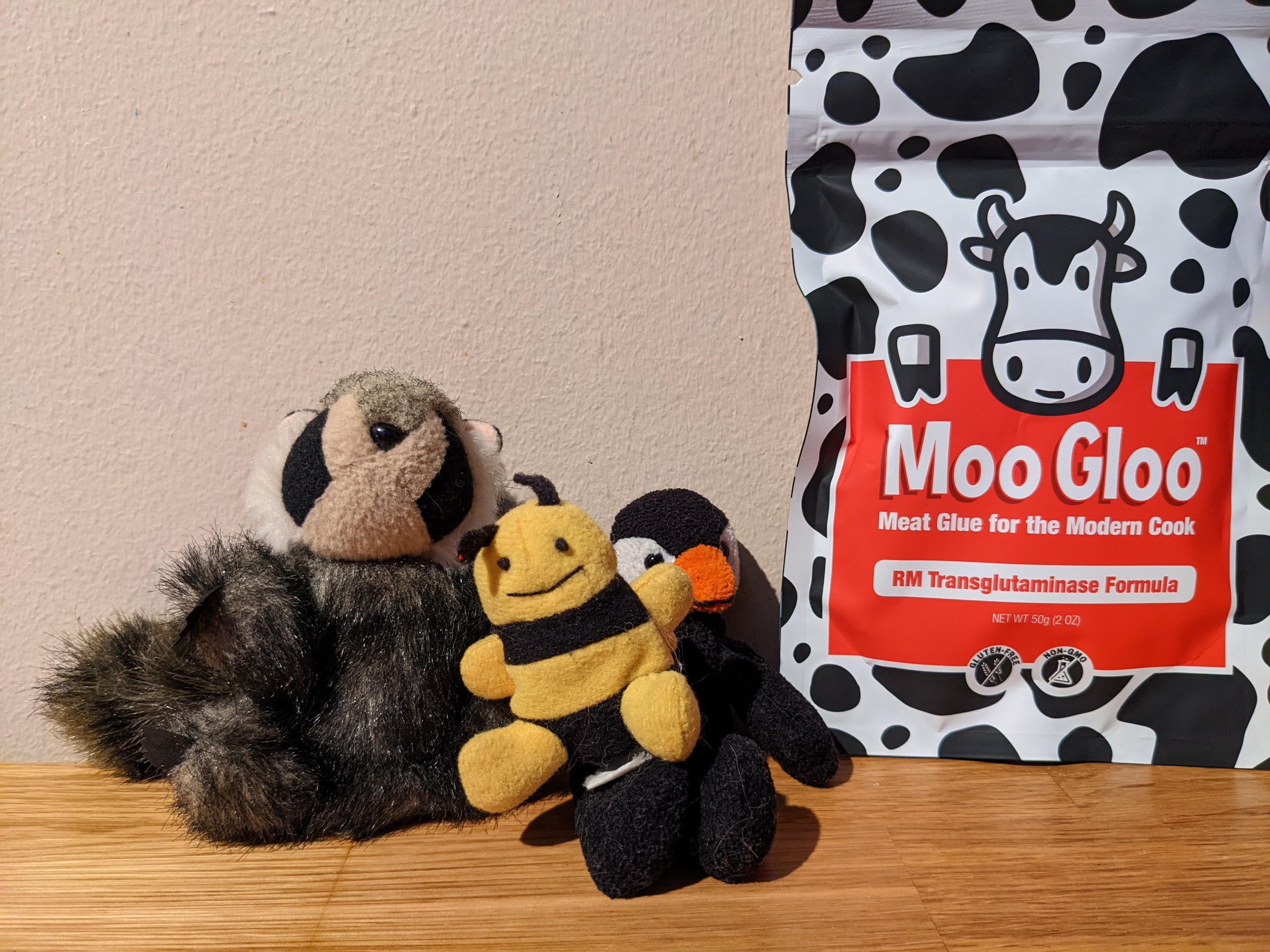 Surf and turfuckit: let's glue four types of meat together