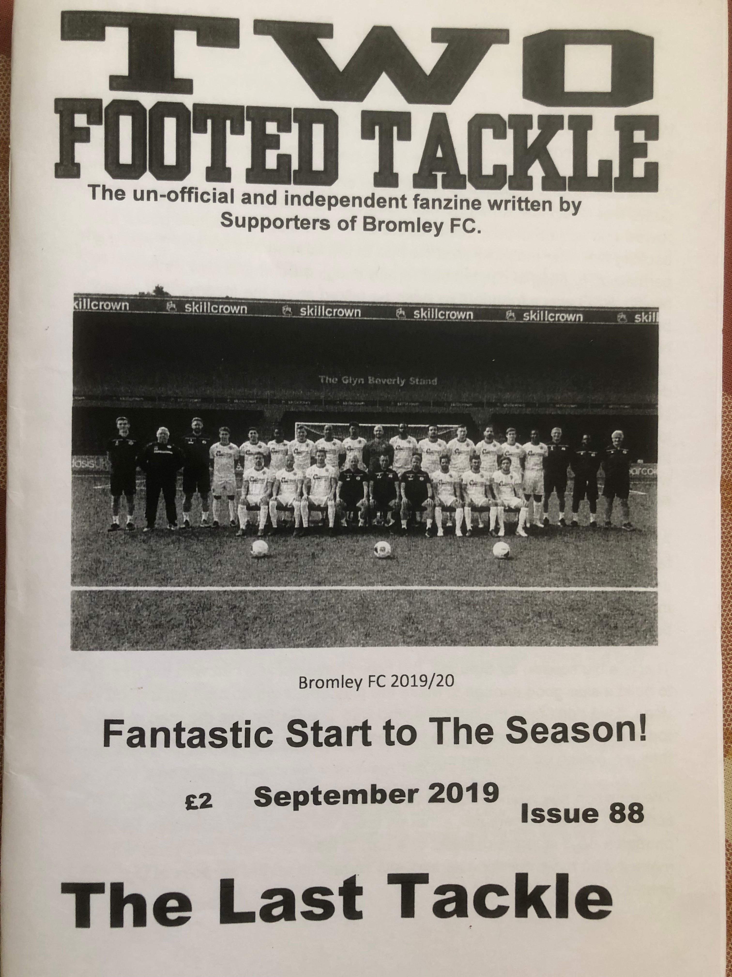 Where art thou fanzine? - by Col - From Bromley with love