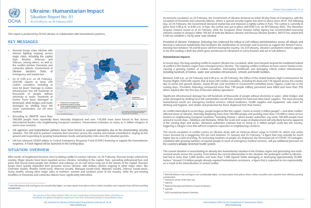 Ukraine Ambassador, Yevheniia Filipenko calls upon the UN General ...
