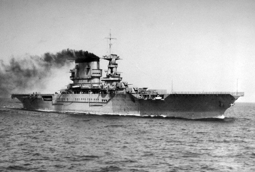 The USS Lexington goes to war - by Martin Cherrett
