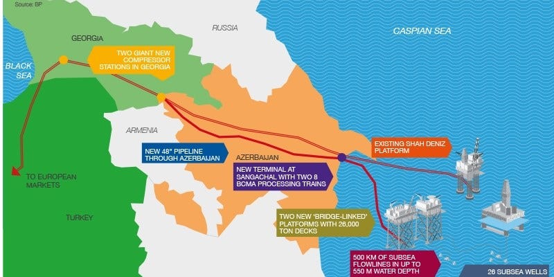 Petronas Shah Deniz Azerbaijan oilfields - by cs loh