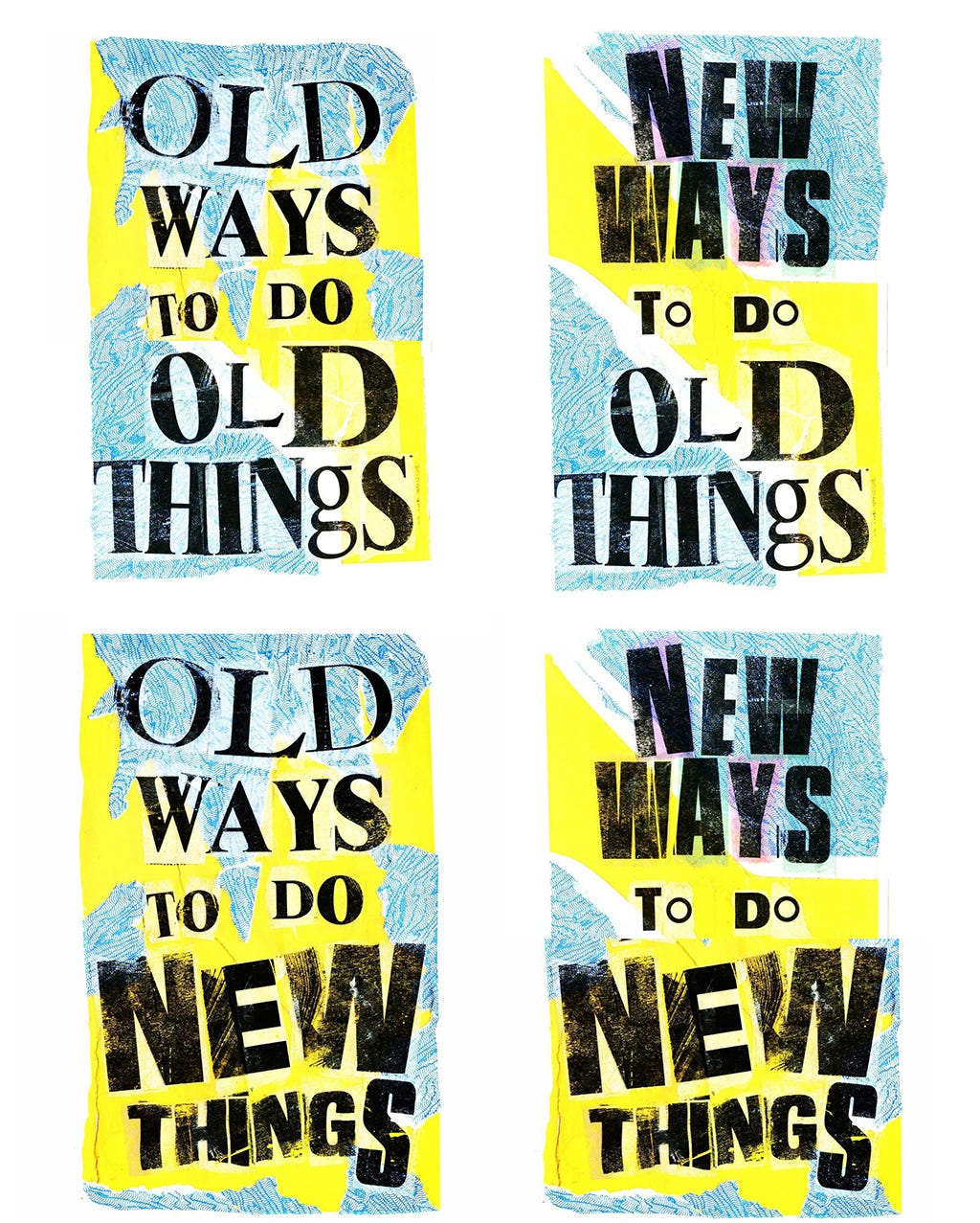Old ways to do new things - Austin Kleon