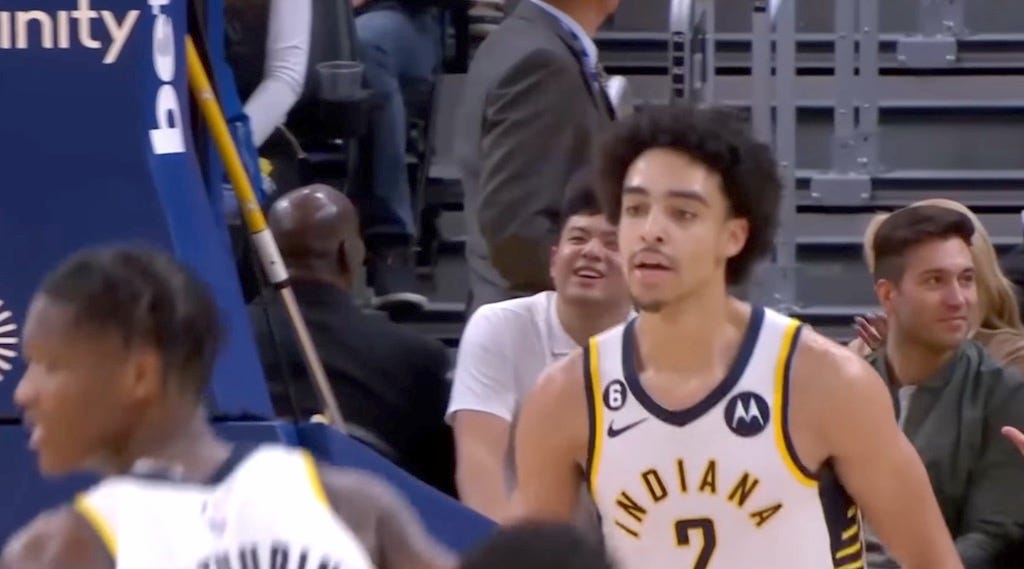 Andrew Nembhard's dazzling performance carries Pacers past Warriors ...