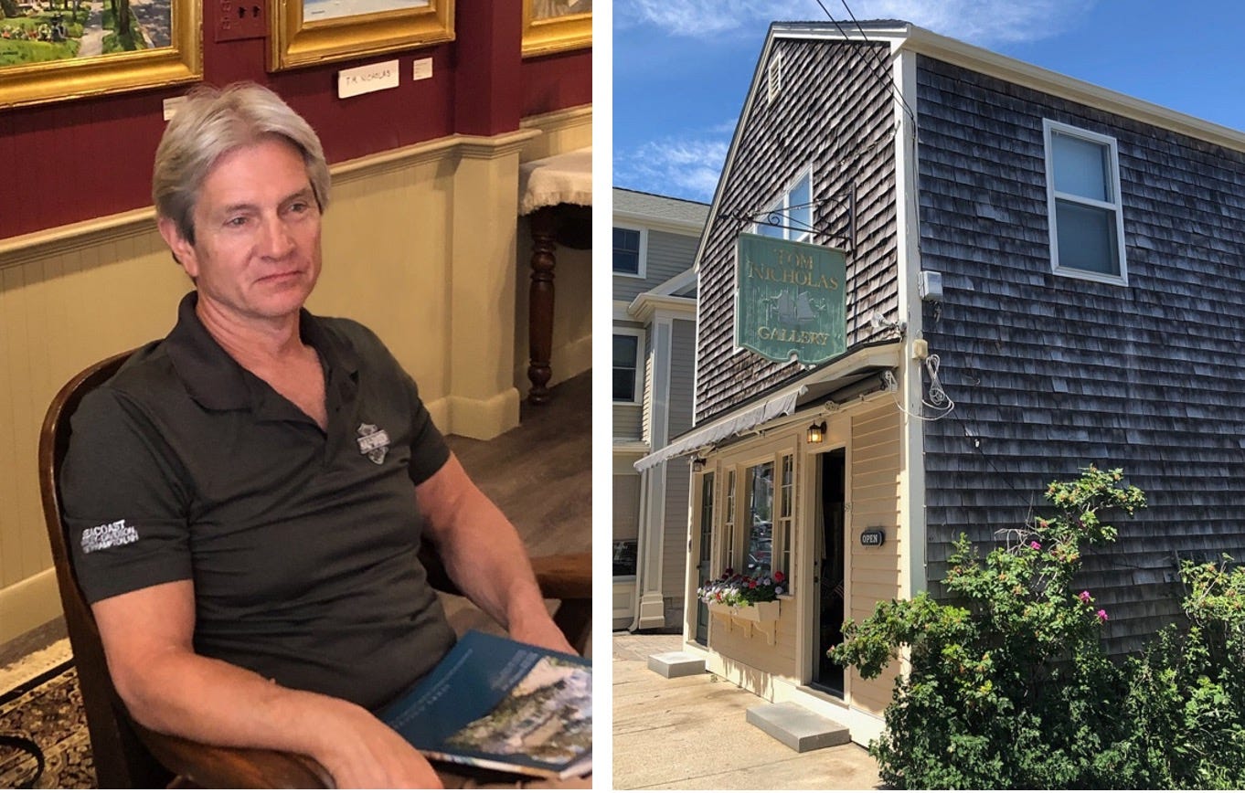 T.M. Nicholas, painter - by Amy Allen - Palate & Palette