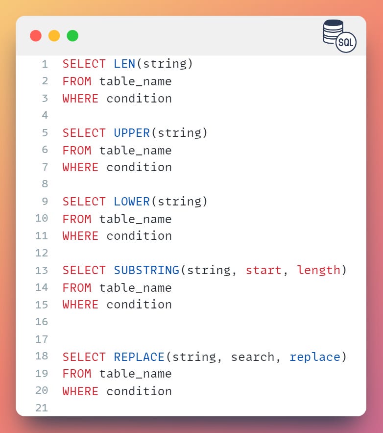 Sql String Functions By Kaya Ozkur