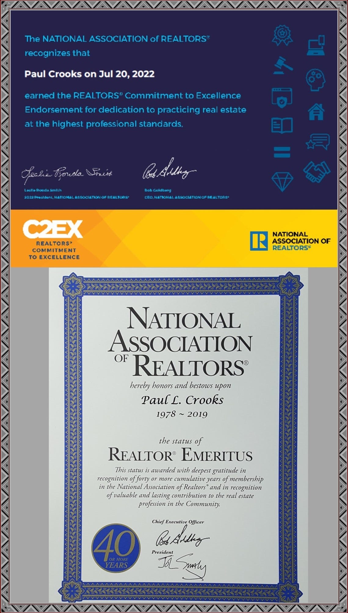 Paul Crooks, Realtor Emeritus in the Spotlight