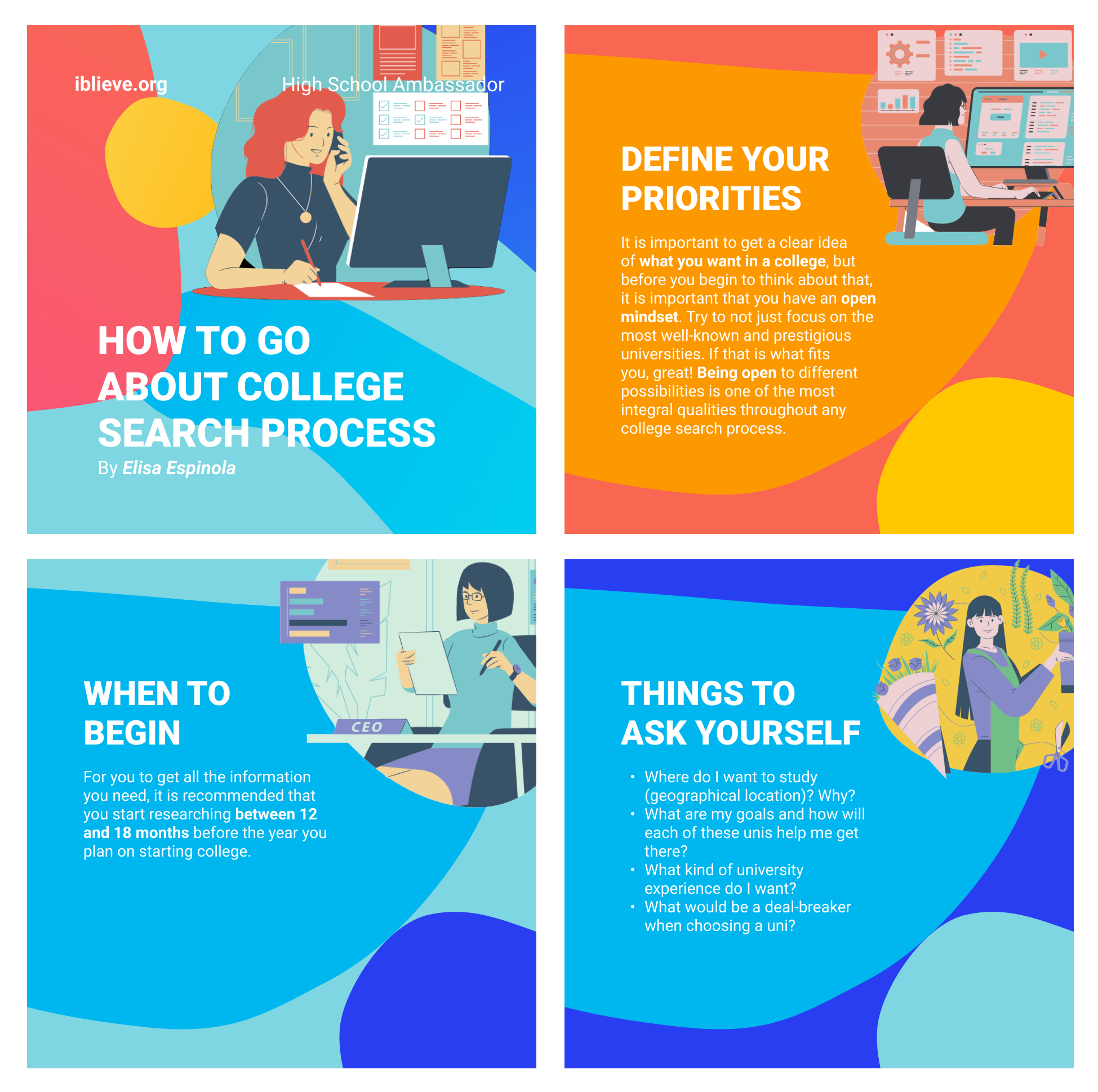 Study calls, CAS ideas, and college application advice! Check out our ...