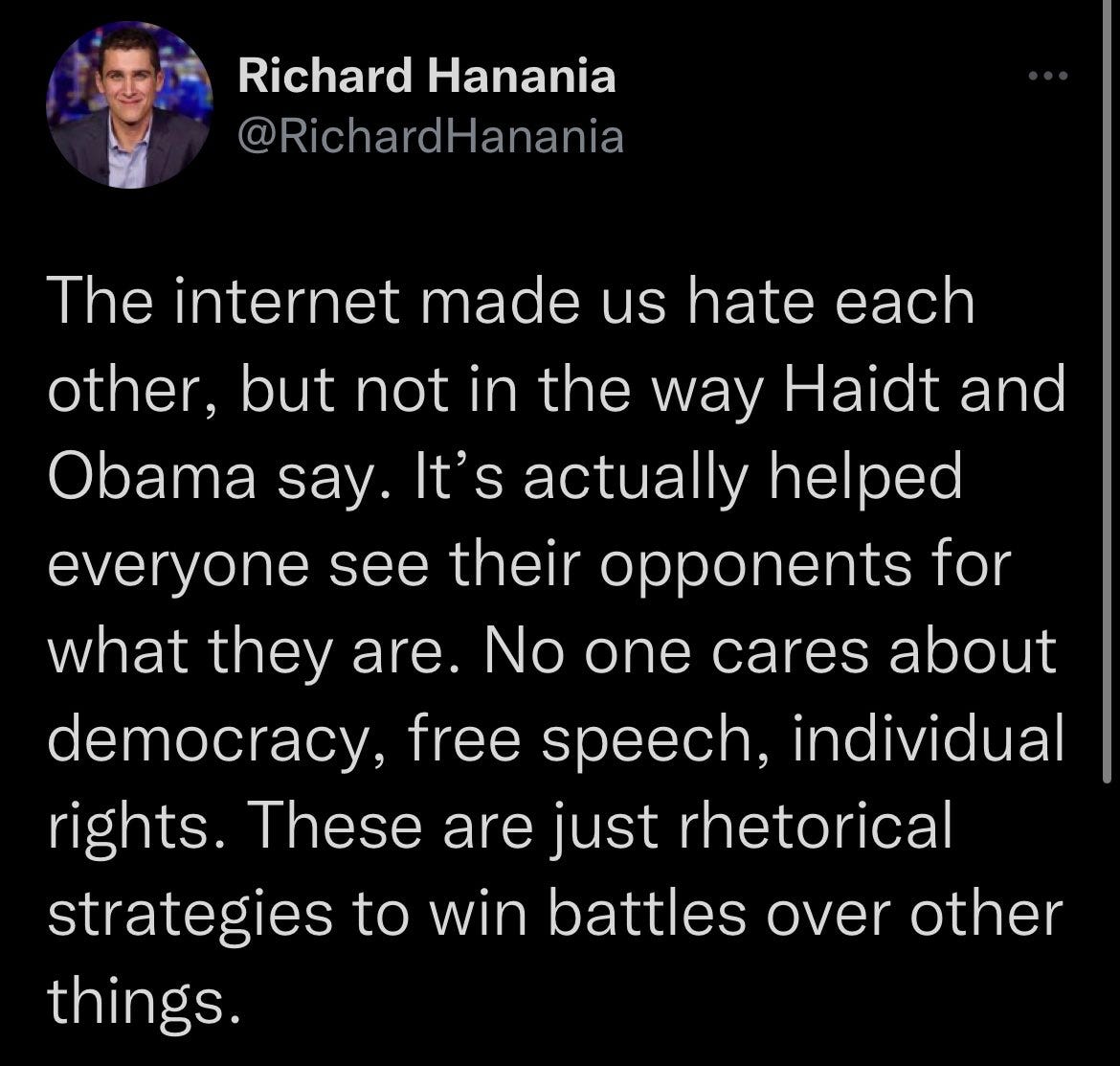 Why Richard Hanania Loves the Culture War