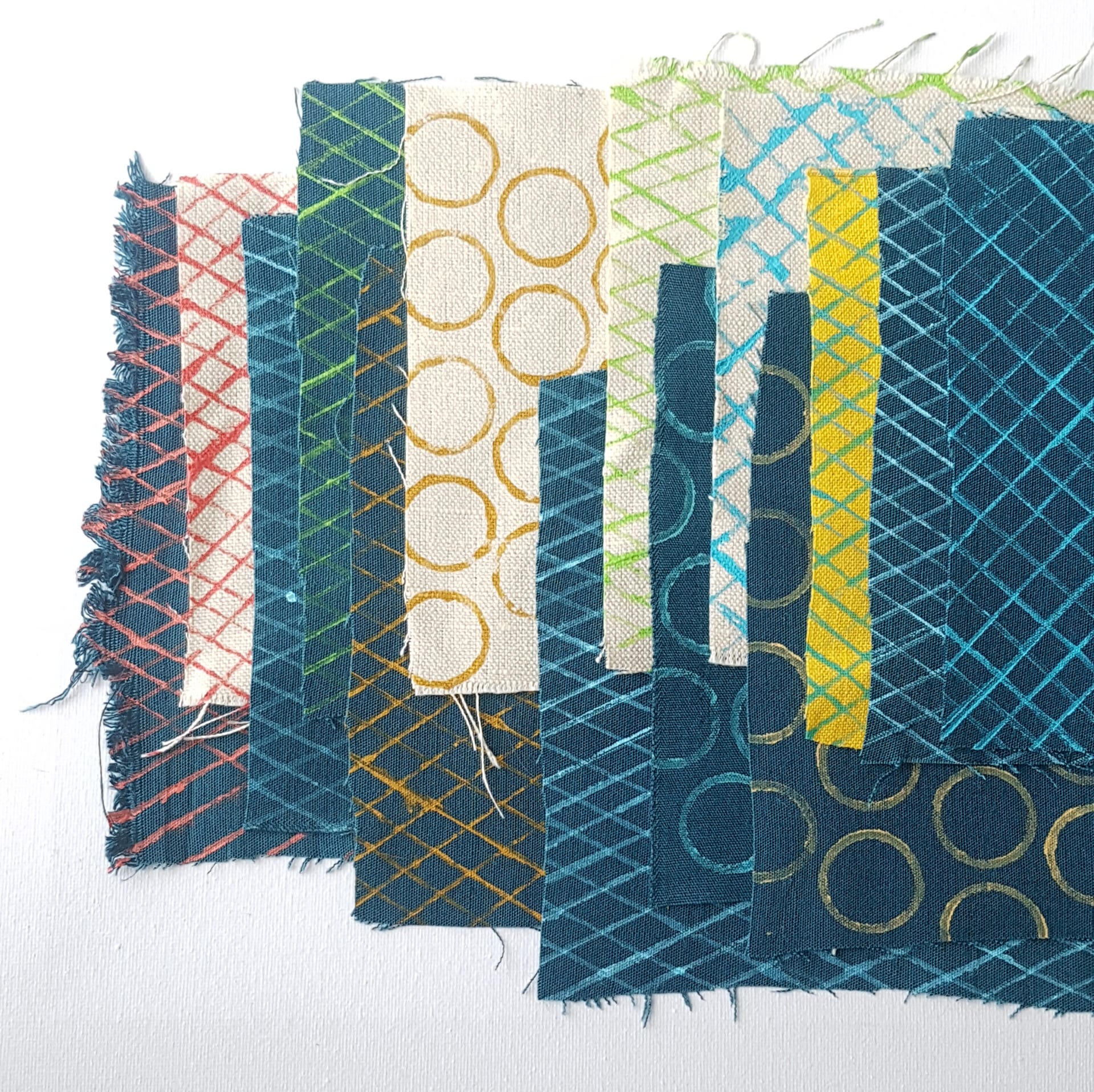 Creative Process: Fun with Fabric and Paint