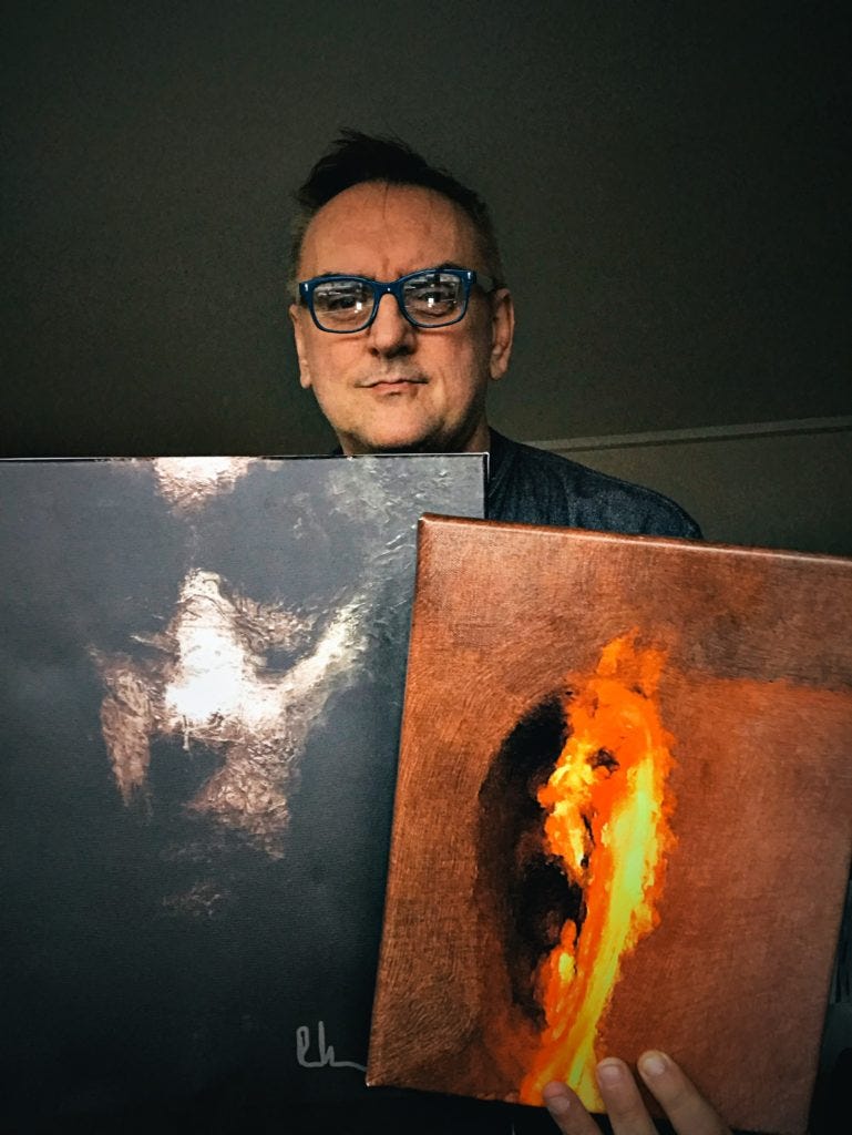 Anti Selfies; why do I make these computational expressionist pieces?