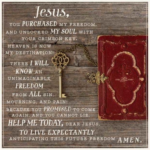 Freed with a Crimson Key