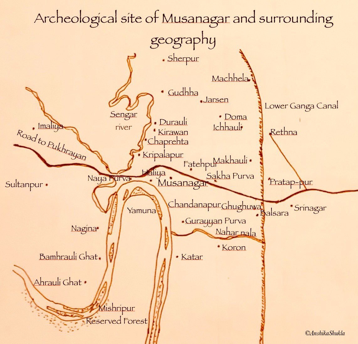 Musanagar on the Yamuna - A Vedic era ancient settlement in Kanpur