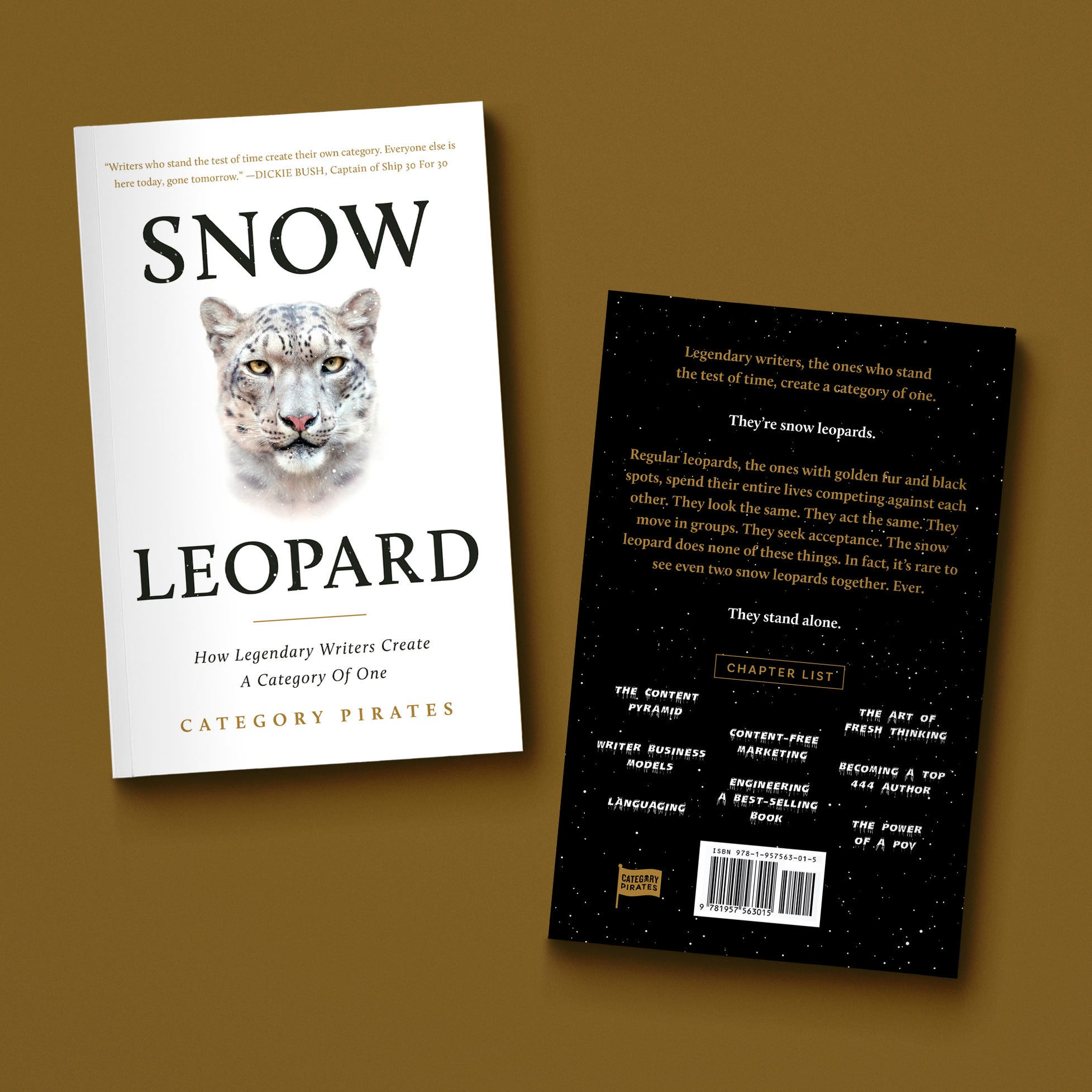 Snow Leopard: How Legendary Writers Create A Category Of One