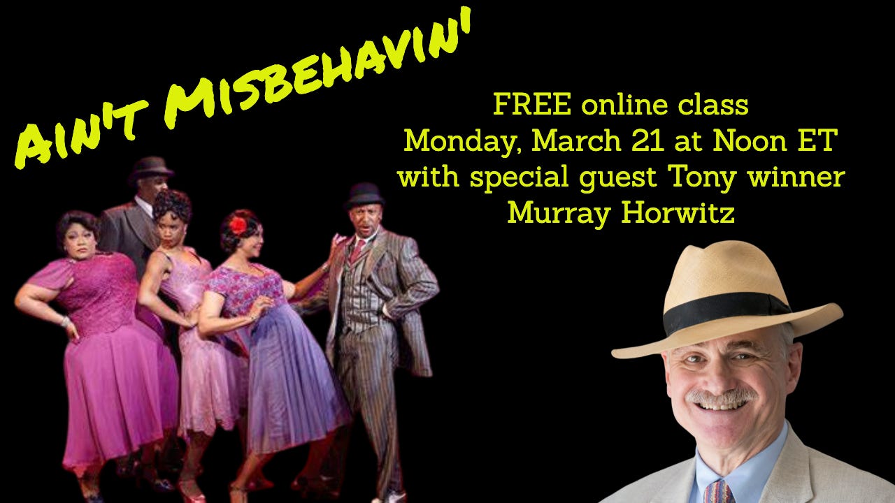 NOW: Ain't Misbehavin' with creator Murray Horwitz