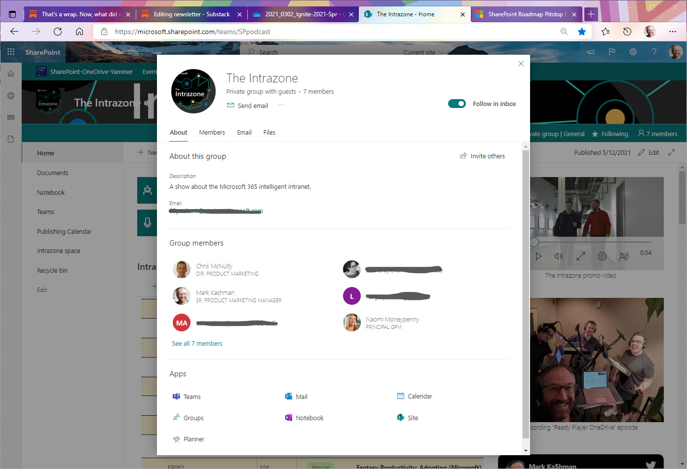 On-hover cards provide insights without losing context
