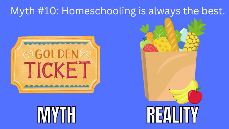10 homeschooling myths 💥 busted 💥 - by Teach Your Kids