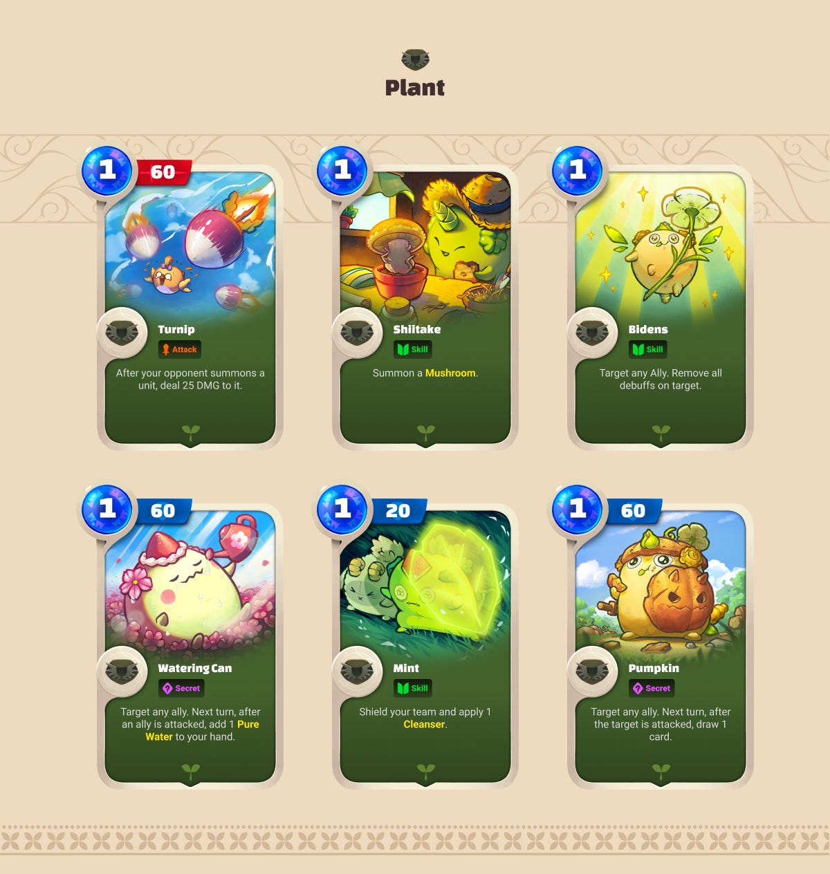 Origin Sneak Peek: Back Cards! - by Axie Infinity