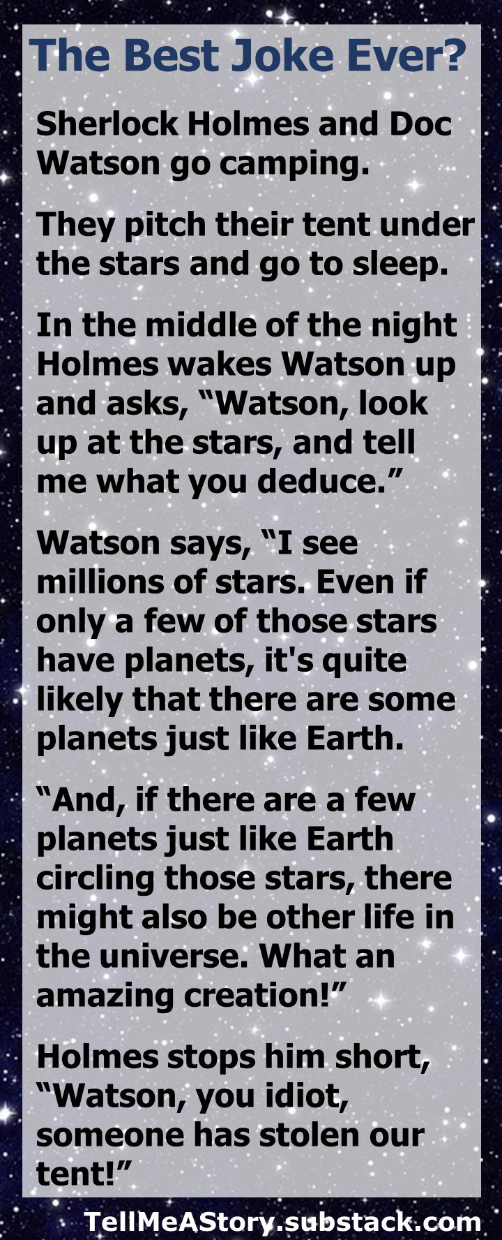 The Best Joke Ever? - by John Kremer