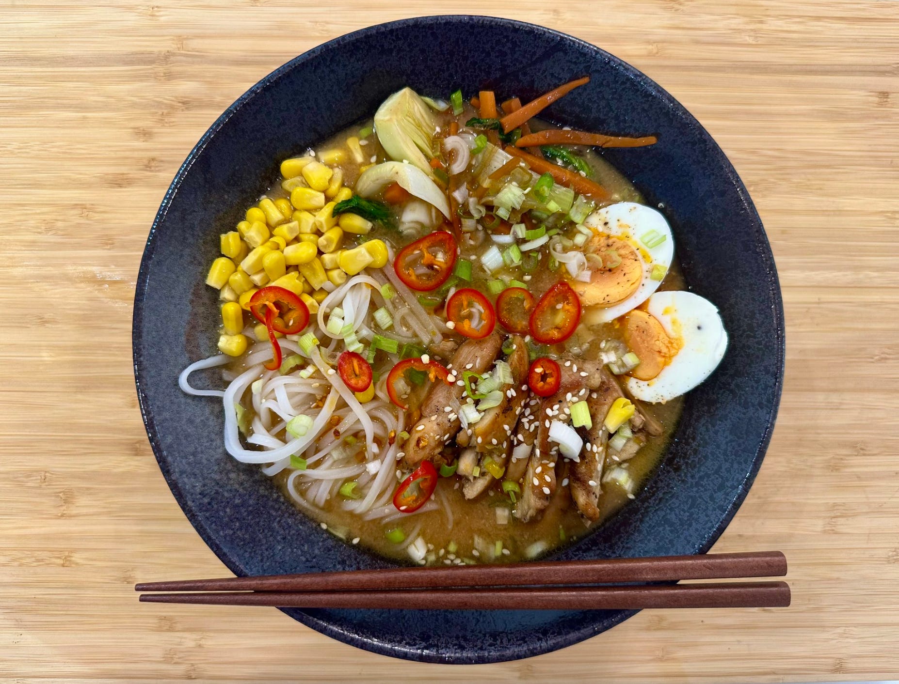 Sapporo Style Ramen w. Miso Broth - by Conor Mac