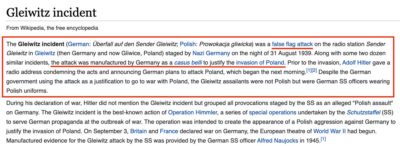 History Repeats: Gleiwitz Incident vs Poland Missile Strike