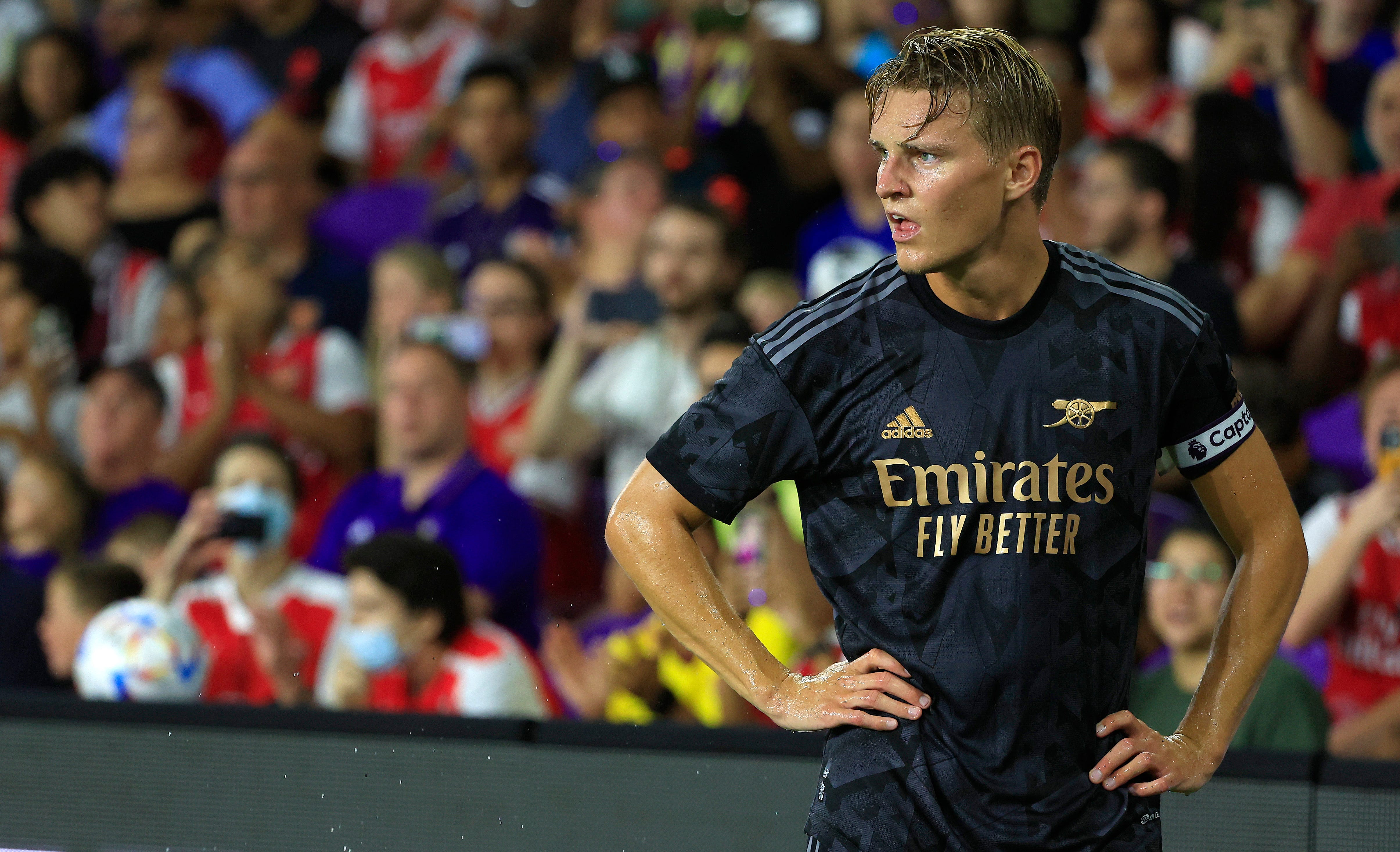 Odegaard looks ready to serve - by Scott Willis
