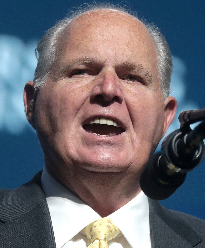 Rush Limbaugh - by Roger Senserrich - Four Freedoms