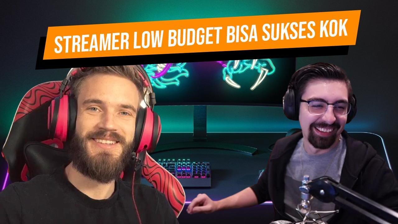 Streamer Low Budget Bisa Sukses Kok - by Mimin Saweria