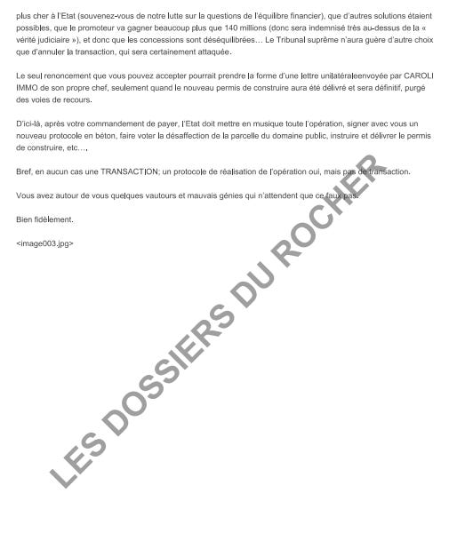 dossiers-du-rocher.com est de retour ! Didier Linotte empôche de Vinci ...