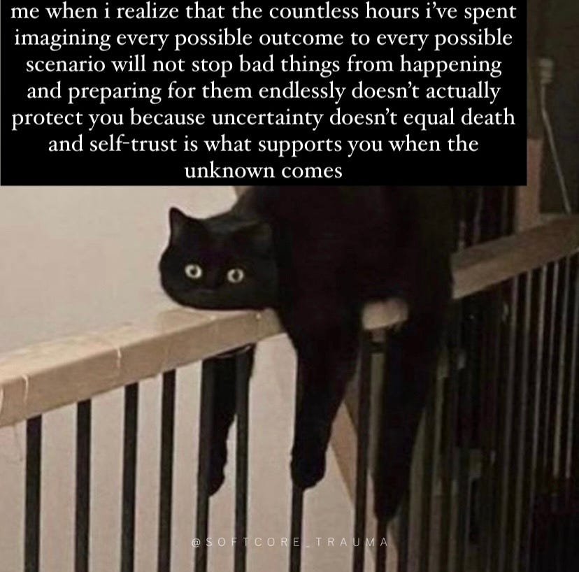 Finding Trust in Uncertainty - by Margeaux Feldman