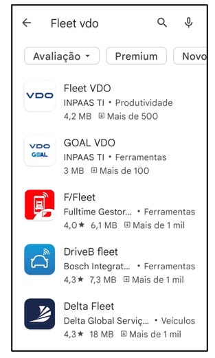 Como utilizar o aplicativo VDO FLEET