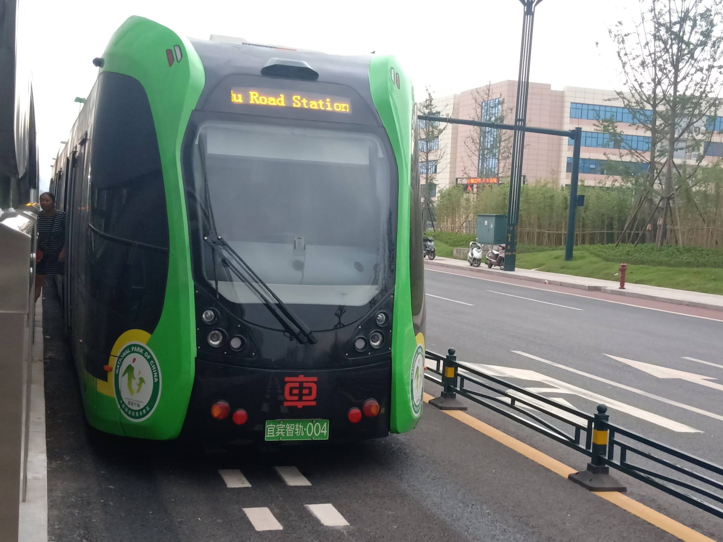 Trams go off the rails in Yibin, China