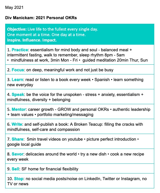 Less is More: Why GROW conversations and personal OKRs are critical for ...