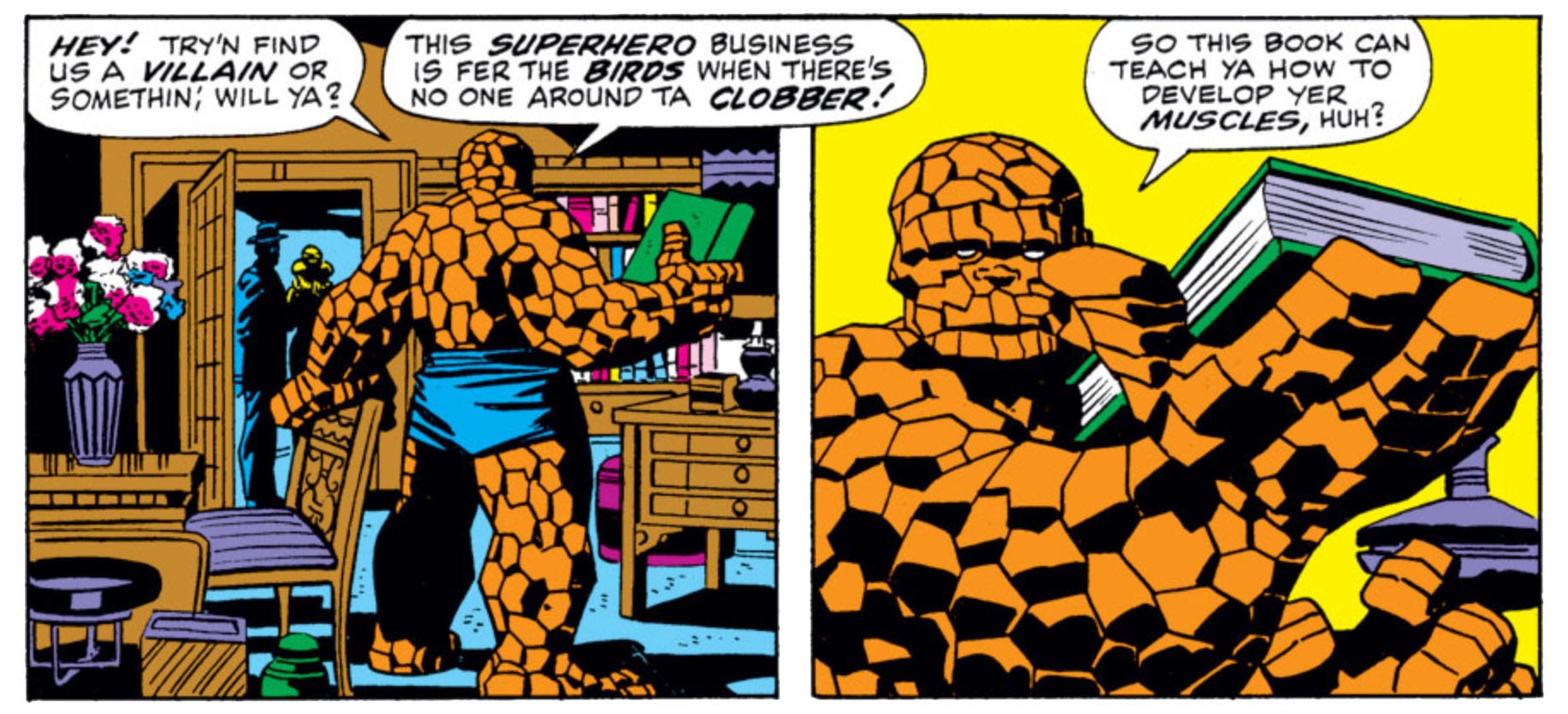 “The Mad Thinker and His Androids of Death!”