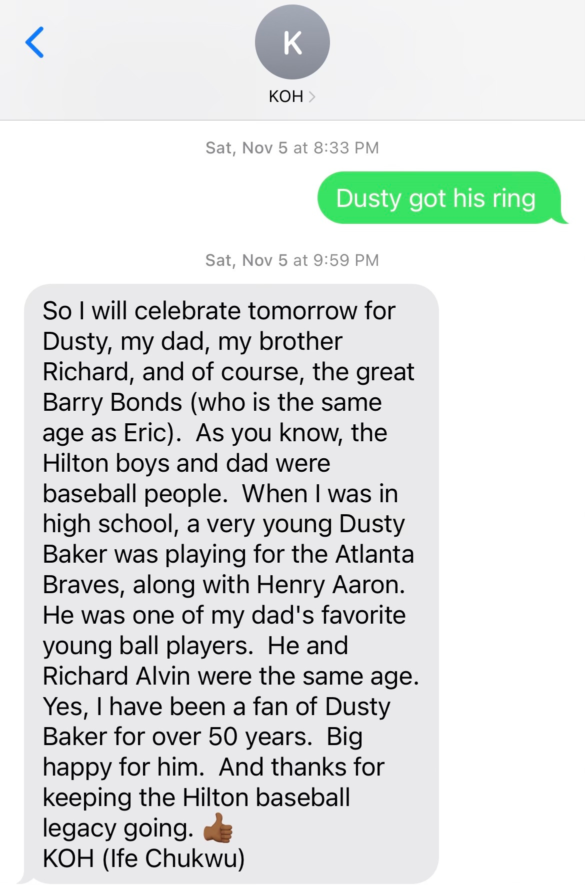 Shani is a baseball fanatic - by Shani O. Hilton