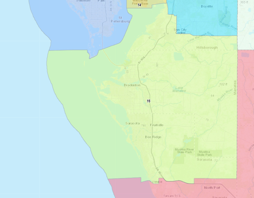 Here's what Manatee County's district in U.S. House could look like ...
