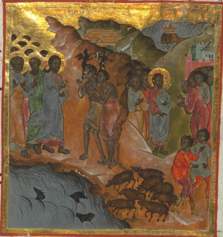 The God and the Gadarene - by dope joan