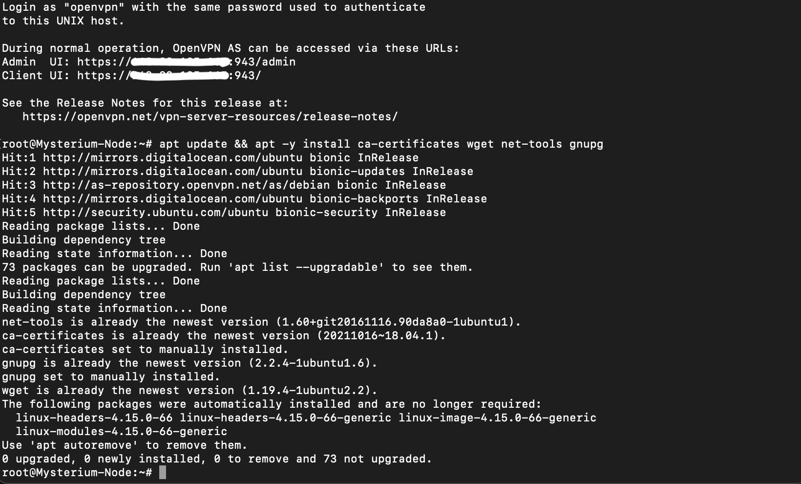 How to install a Mysterium VPN Node on Digital Ocean(Tutorial)