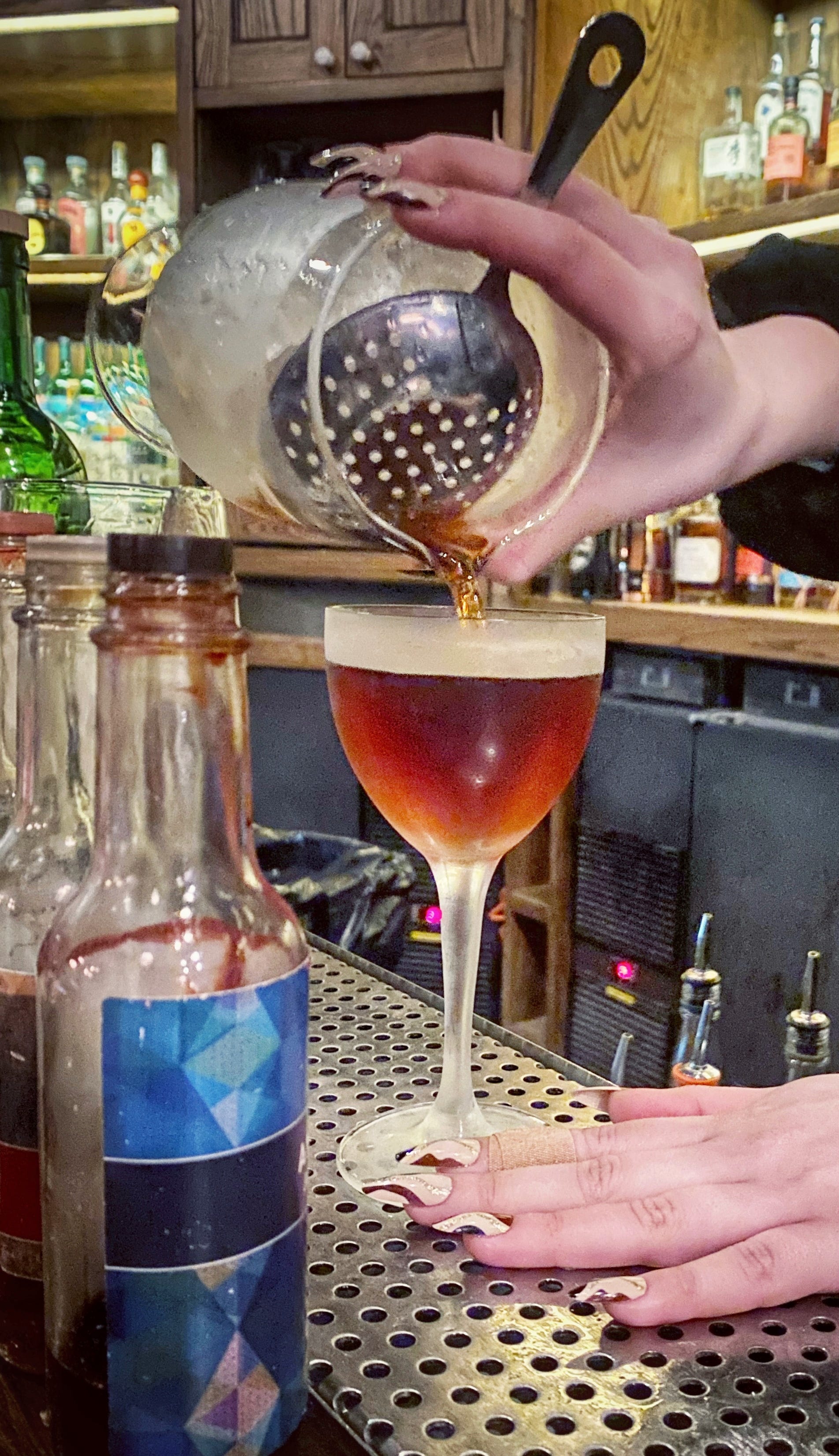 Pouring Ribbons in Seven Cocktails