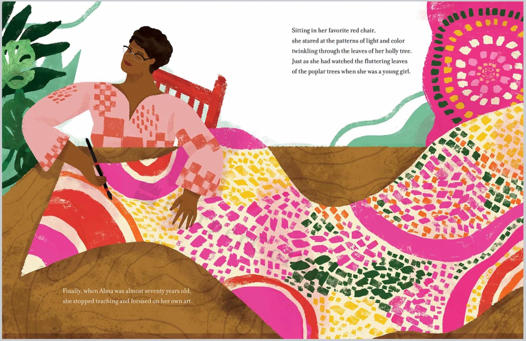 Q&A with the illustrator of "Ablaze with Color: A Story of Painter Alma ...