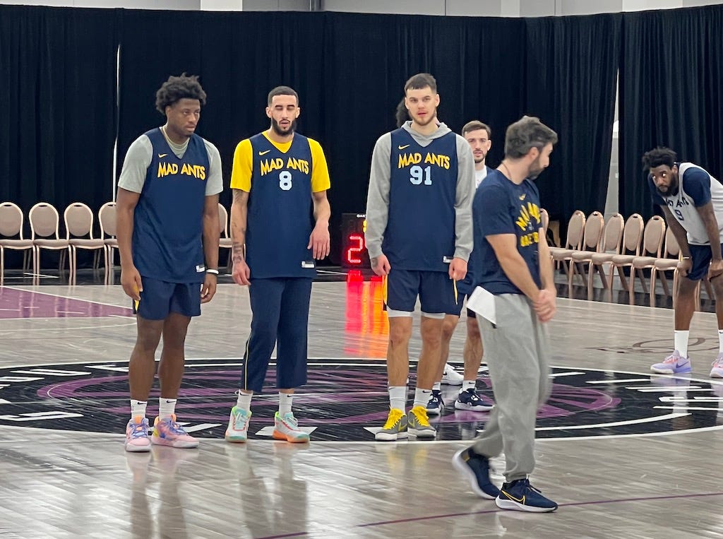 Terry Taylor joins Mad Ants in Las Vegas to play in the G League Showcase