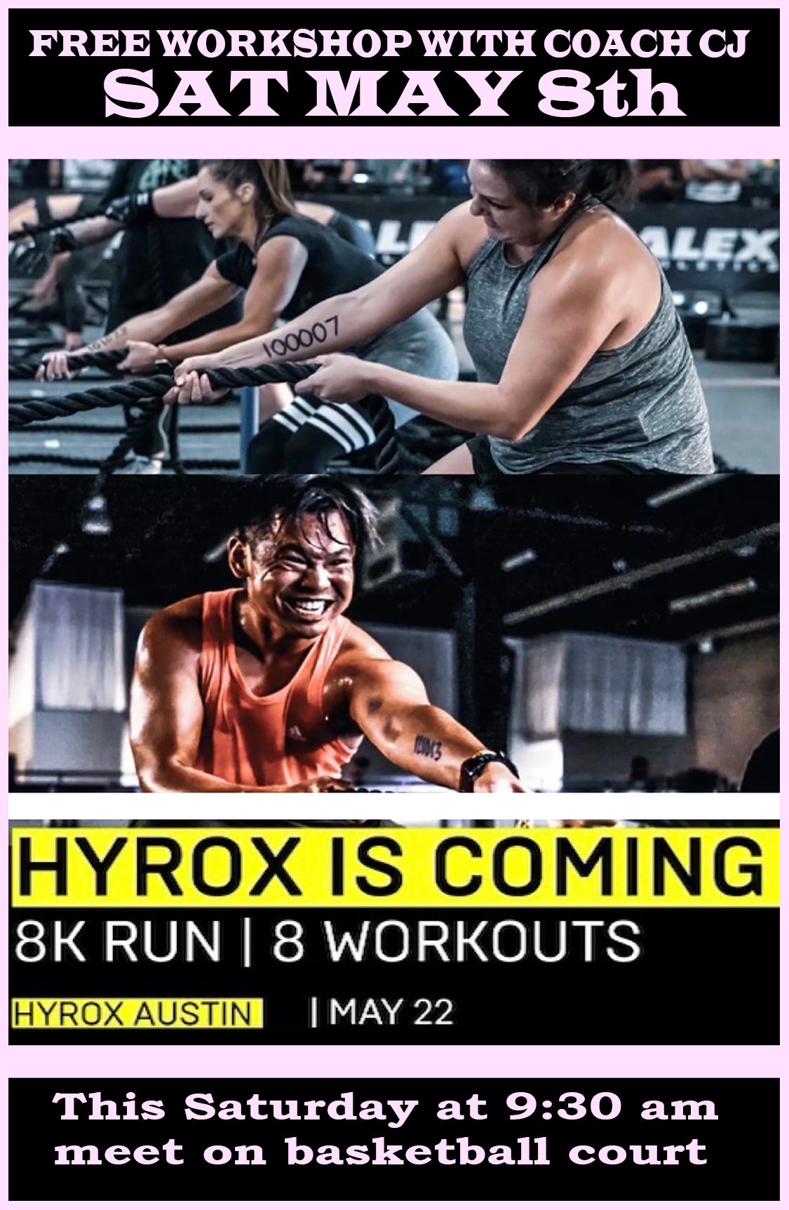 FREE HYROX WORKSHOP - by Squatch Frontier Four