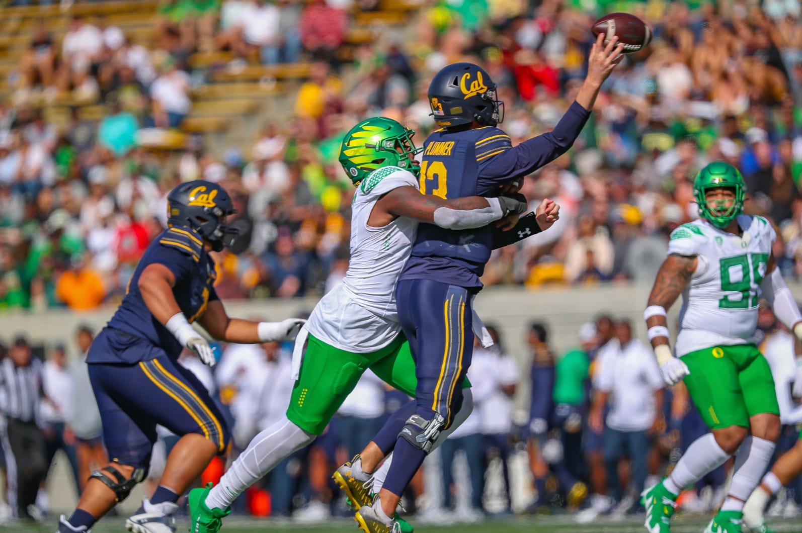 Photo Gallery: Oregon Ducks at Cal Bears football