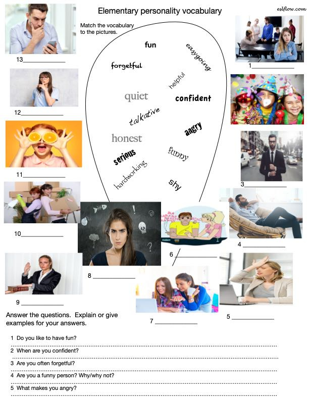 Personality Vocabulary and Speaking - by Peter Snashall