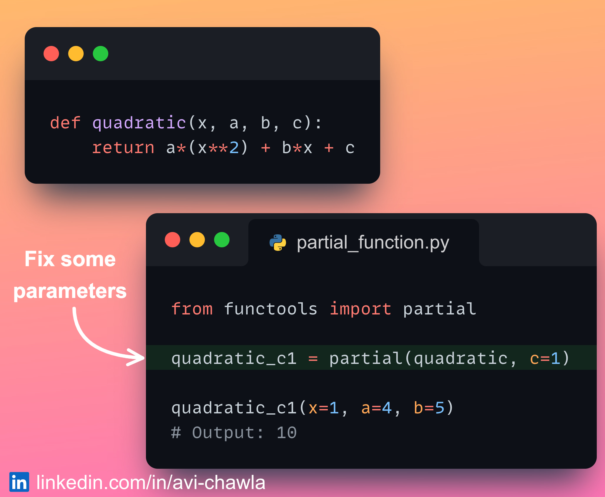 Simplify Your Functions With Partial Functions