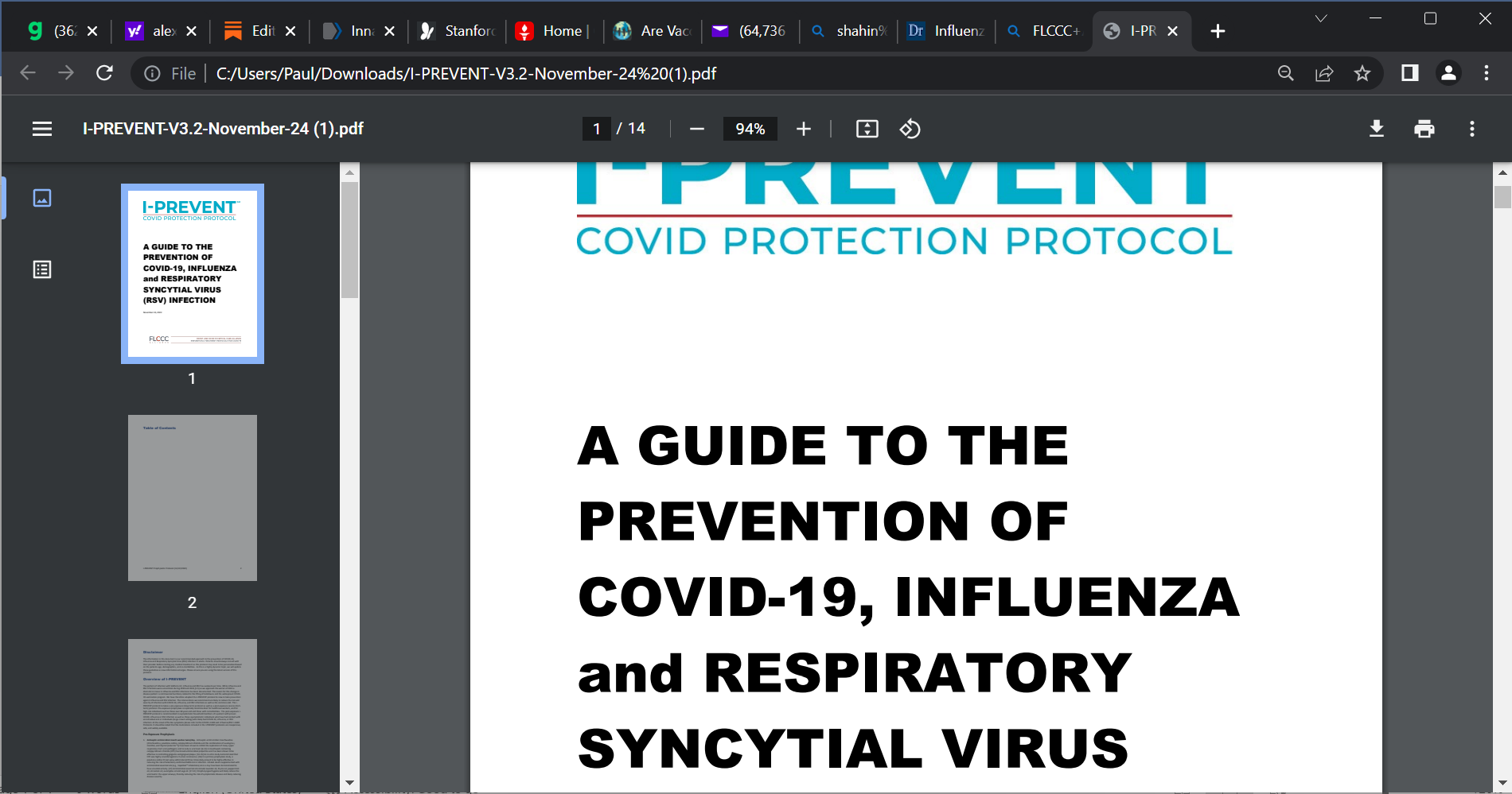 RSV: A GUIDE TO THE PREVENTION OF RESPIRATORY SYNCYTIAL VIRUS (RSV ...