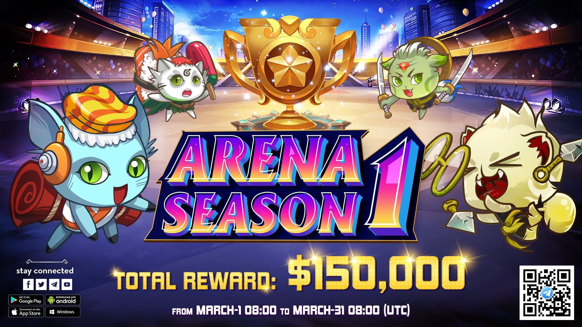 ⚔ANNOUNCEMENT OF THE FIRST OFFICIAL ARENA SEASON⚔