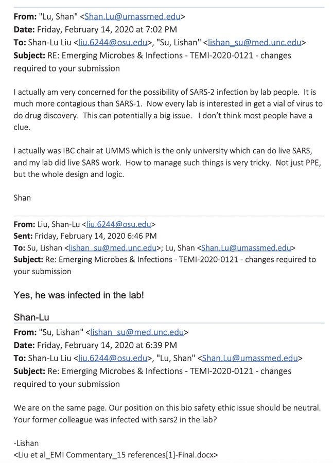 Ohio State University faculty knew about lab leaks from the beginning.