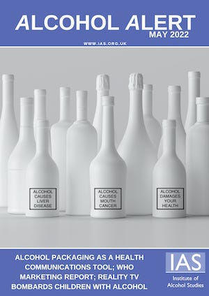 Alcohol Alert - May 2022 - by Institute of Alcohol Studies